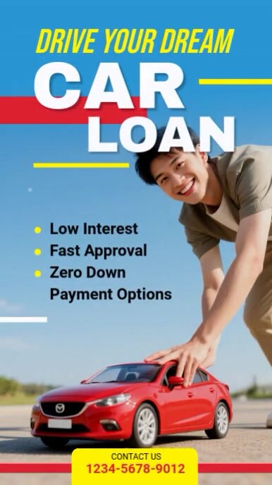 Car loan service banner ad Template | PosterMyWall