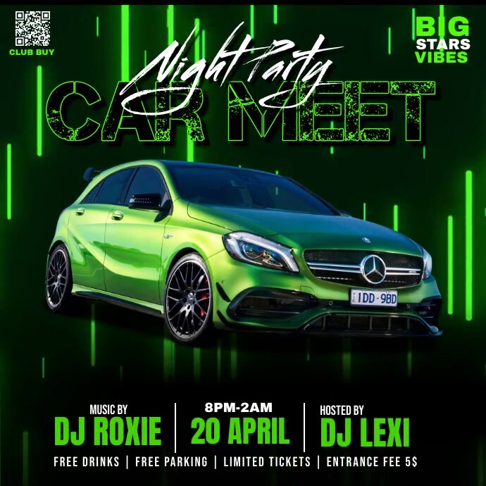 Car Meet Template | PosterMyWall