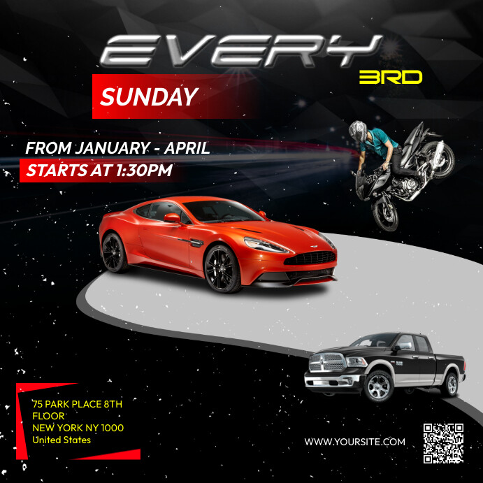 Car meeting Template | PosterMyWall