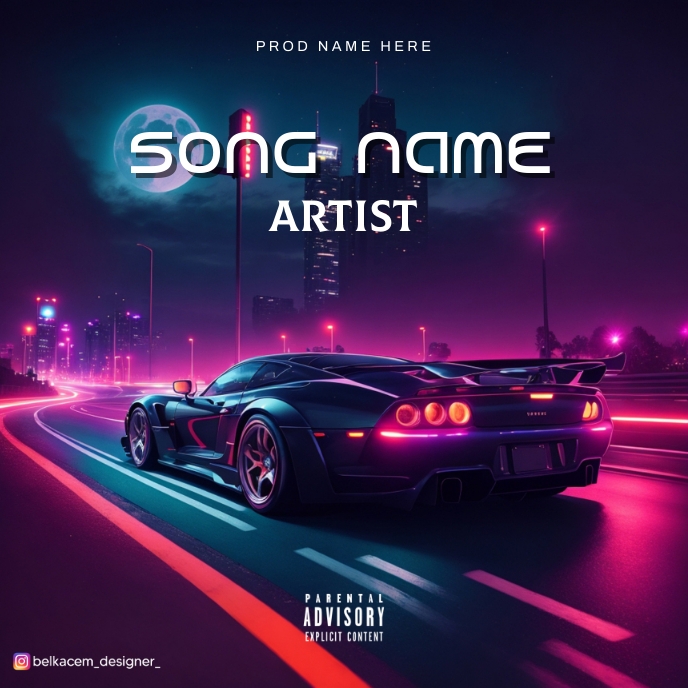 Copy of car mixtape cover art album cd artwork | PosterMyWall