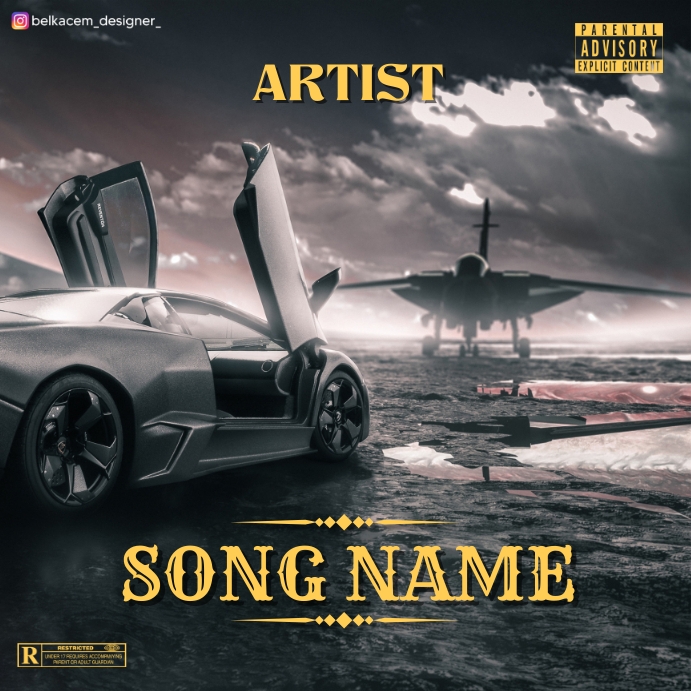 Copy of car mixtape cover art album cd artwork | PosterMyWall