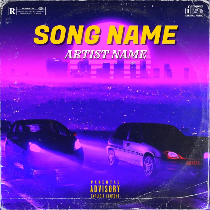 car mixtape cover art album cd artwork Template | PosterMyWall