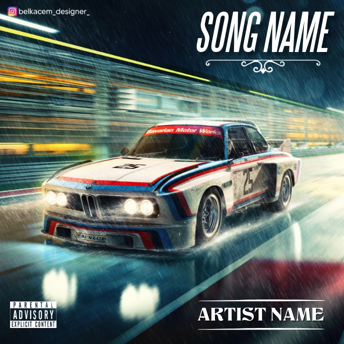 car mixtape cover Template | PosterMyWall