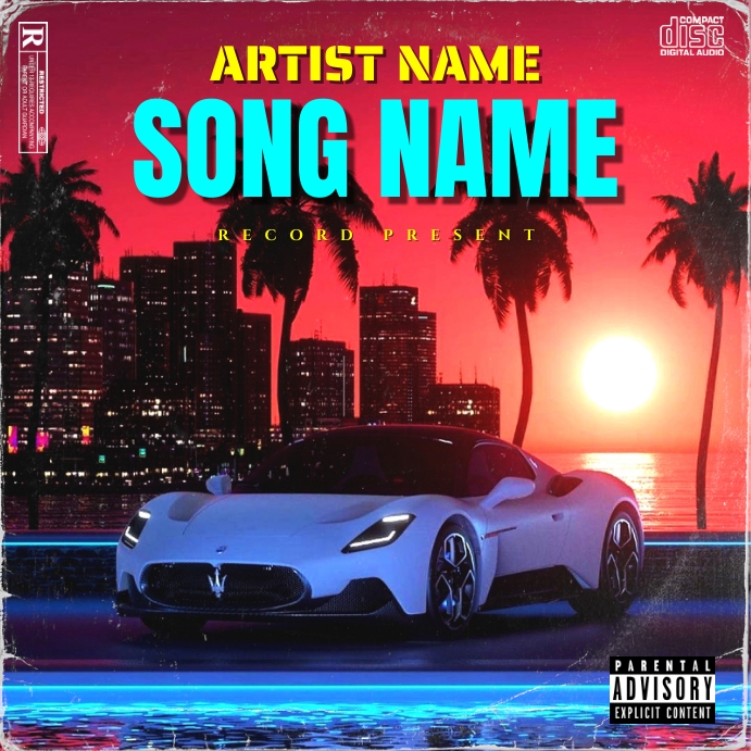 car mixtape cover Template | PosterMyWall