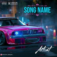 car mixtape cover art album cd artwork Template | PosterMyWall