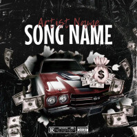 CAR MONEY Cover music Album trap mixtape rap Template | PosterMyWall