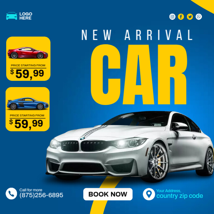 Car New Arrival Template | PosterMyWall