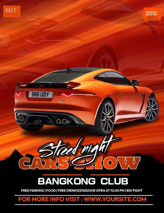 Copy of Car Night Party | PosterMyWall