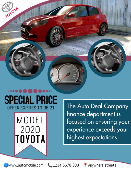 Copy of Car on lease flyer | PosterMyWall