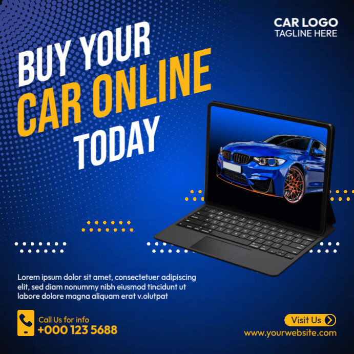 Car Online Dealership Template | PosterMyWall