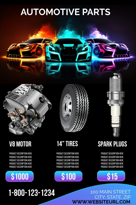 Car Part Sale Template | PosterMyWall