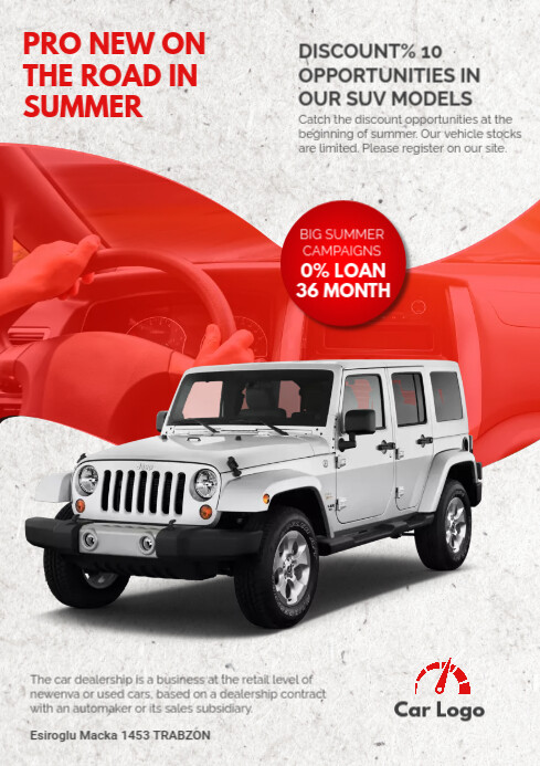 Car Poster Template | PosterMyWall