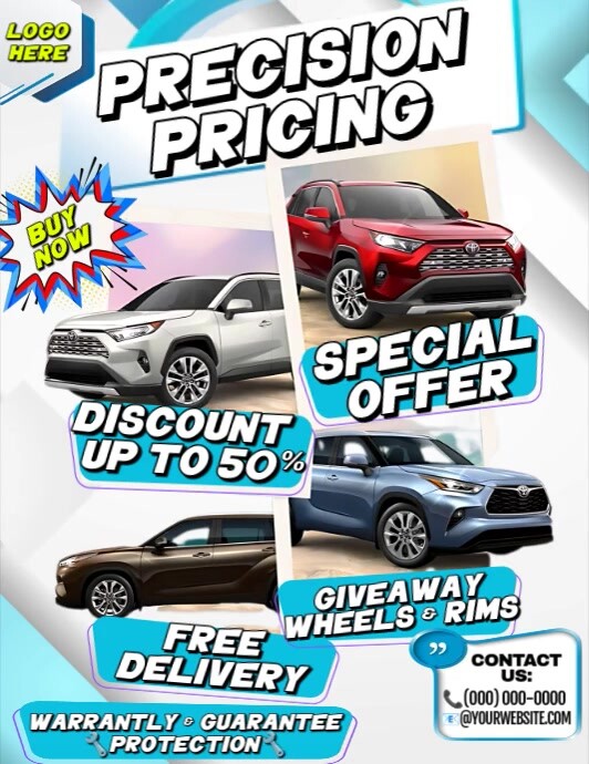 Car Precision Princing Flyer Templat | PosterMyWall