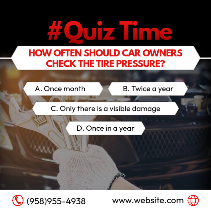 Car Quiz Time Template | PosterMyWall