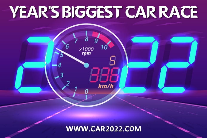 Car Race Template | PosterMyWall
