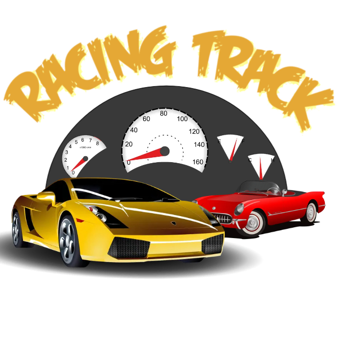 Car Racing Track TemplateDesign | PosterMyWall