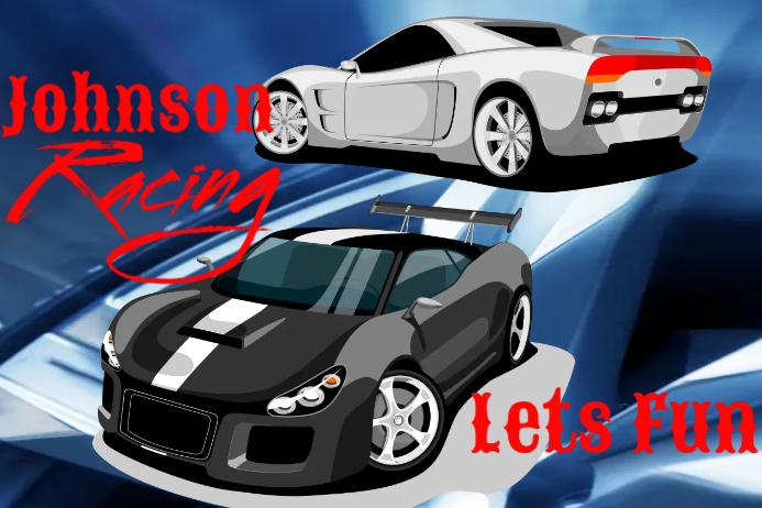 Car Racing Track TemplateDesign | PosterMyWall