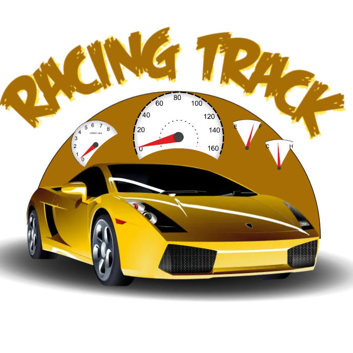 Car Racing Track TemplateDesign | PosterMyWall