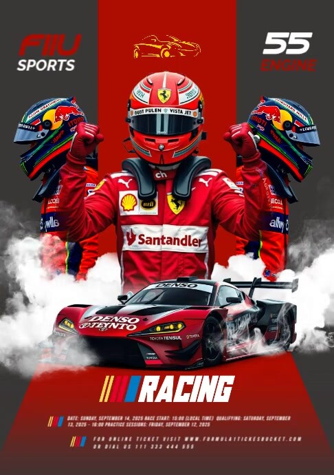 Car racing video template | PosterMyWall