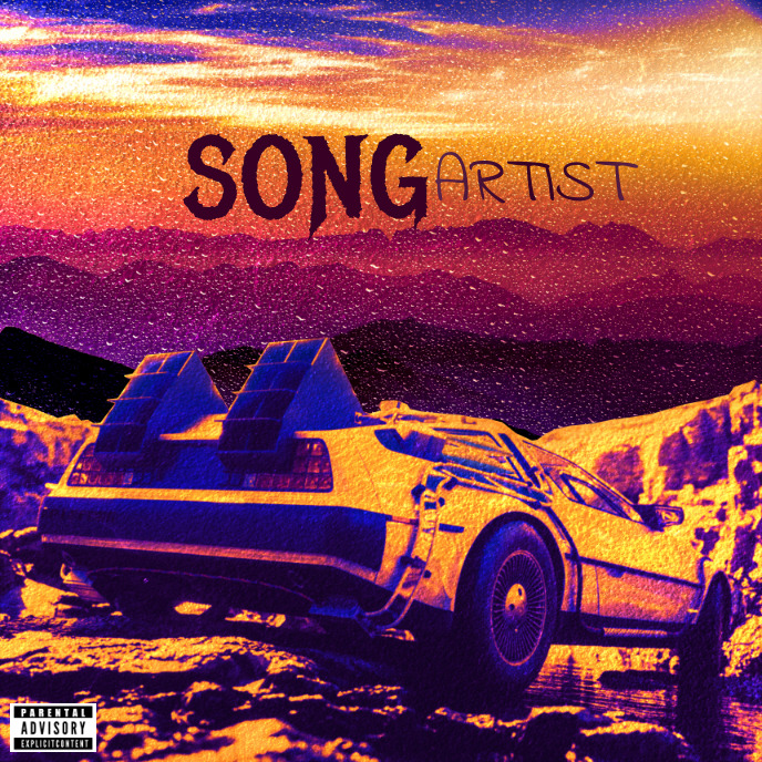 Modèle Voiture Rap Mixtape Art de Couverture Conception Cd Temporaire ...