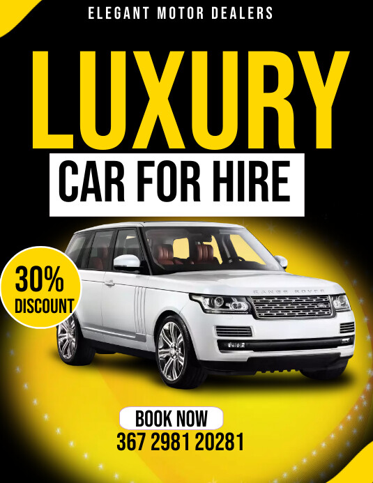 Car rent & sale flyer Template | PosterMyWall