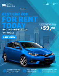 Car Rent Template Ads | PosterMyWall