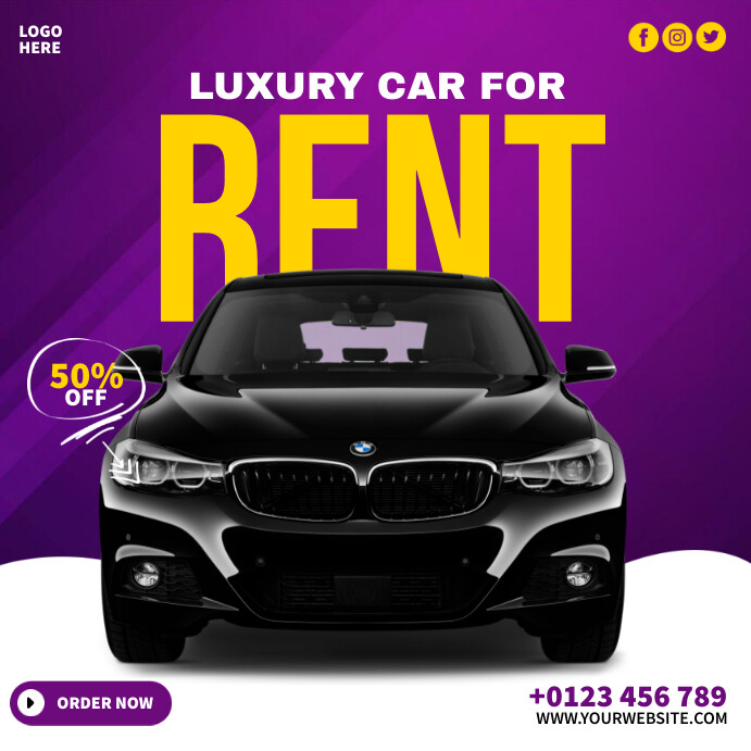 Car Rent Template | PosterMyWall