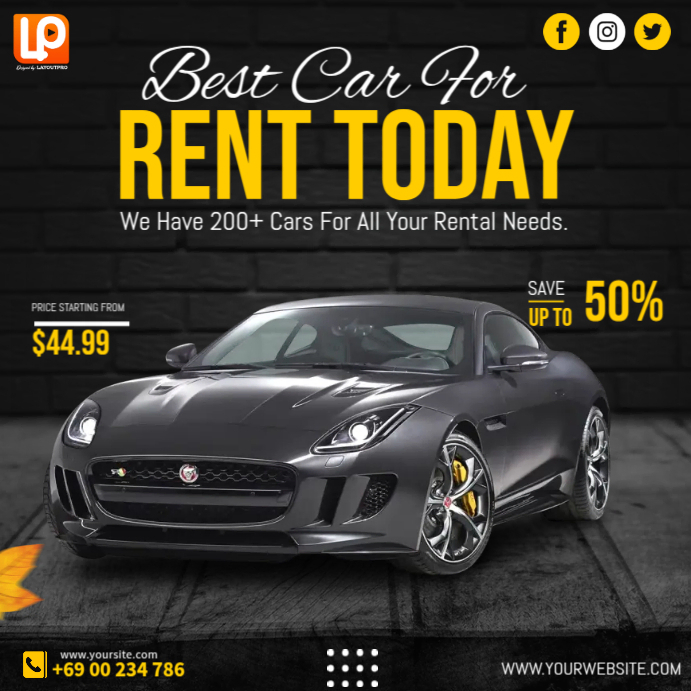 Car Rent Flyer Template | PosterMyWall
