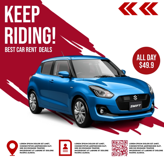 Copy of Car rent flyers | PosterMyWall