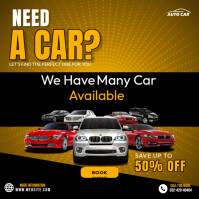 Car Rental Ads Template | PosterMyWall