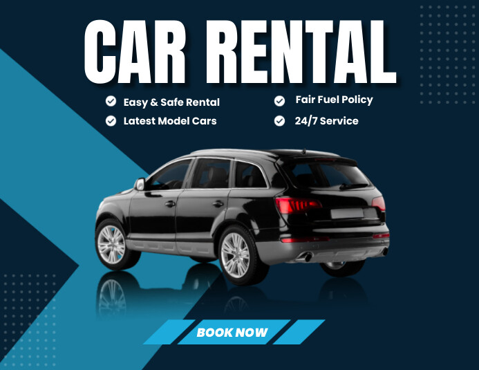 Modèle Car Rental Ads | PosterMyWall