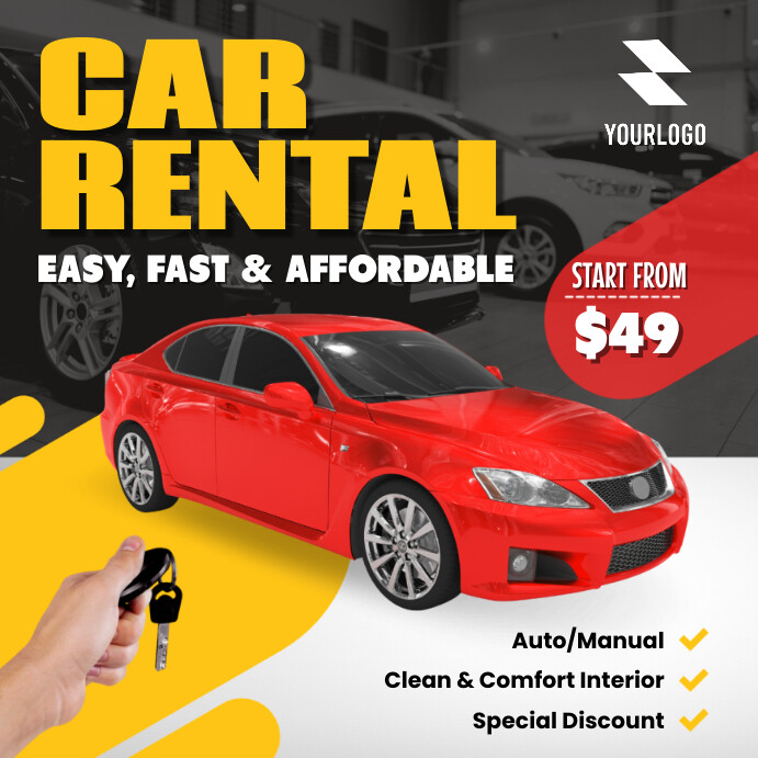 Copy of Car Rental Ads | PosterMyWall