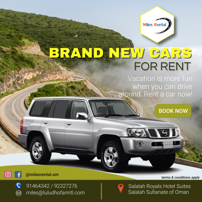 Plantilla de Car Rental Ads | PosterMyWall