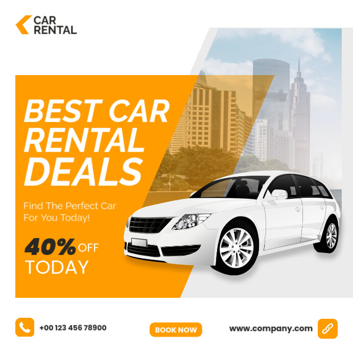 Car Rental Deal Template | PosterMyWall