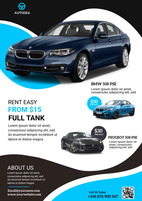 car rental Template | PosterMyWall