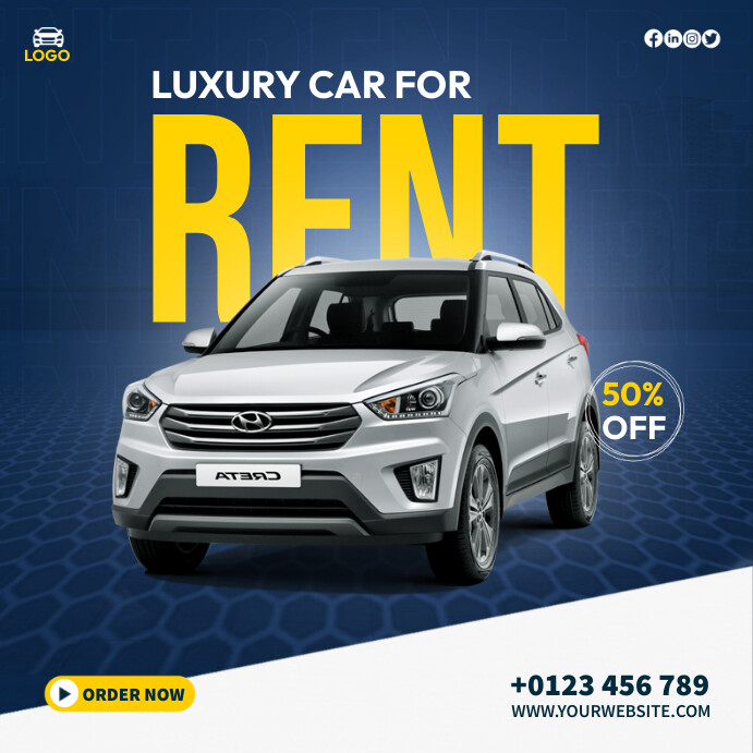 Plantilla de Car Rental | PosterMyWall