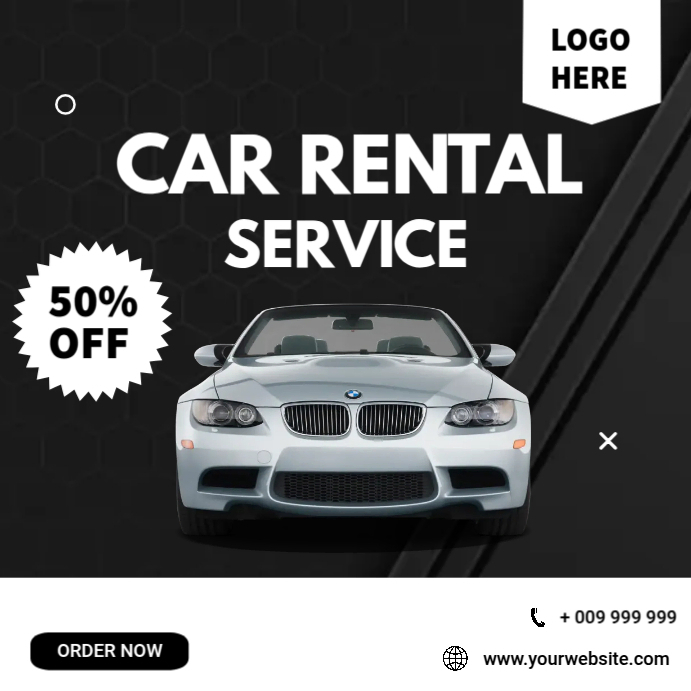 Car Rental Template | PosterMyWall