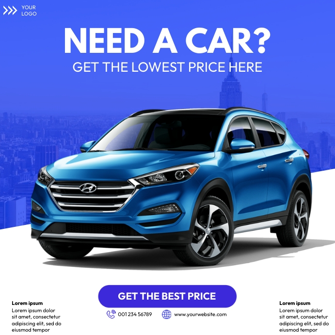 Plantilla de Car rental | PosterMyWall