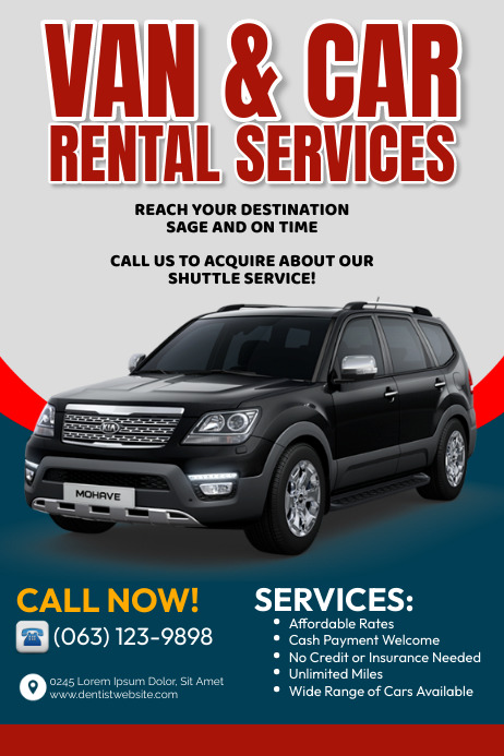 Car Rental Discount Template | PosterMyWall