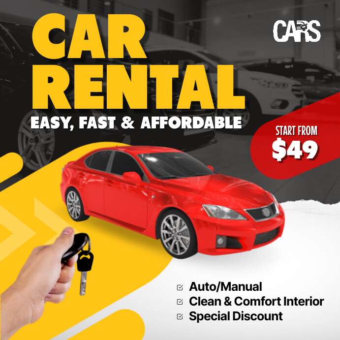 Car Rental Flyer Ads Templat | PosterMyWall