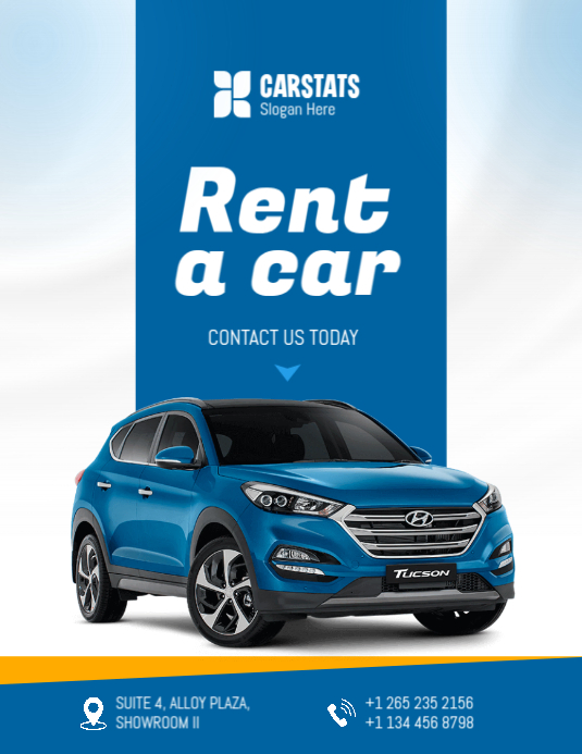 Car rental flyer design template | Car flyer design | PosterMyWall
