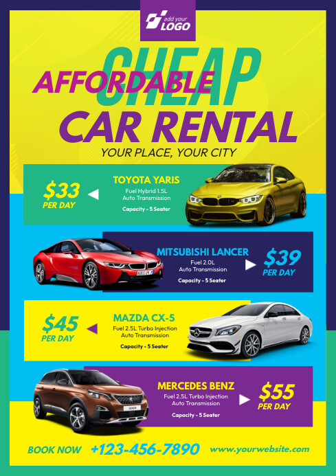 Car Rental Flyer Template | PosterMyWall