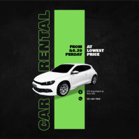 Car rental Template | PosterMyWall