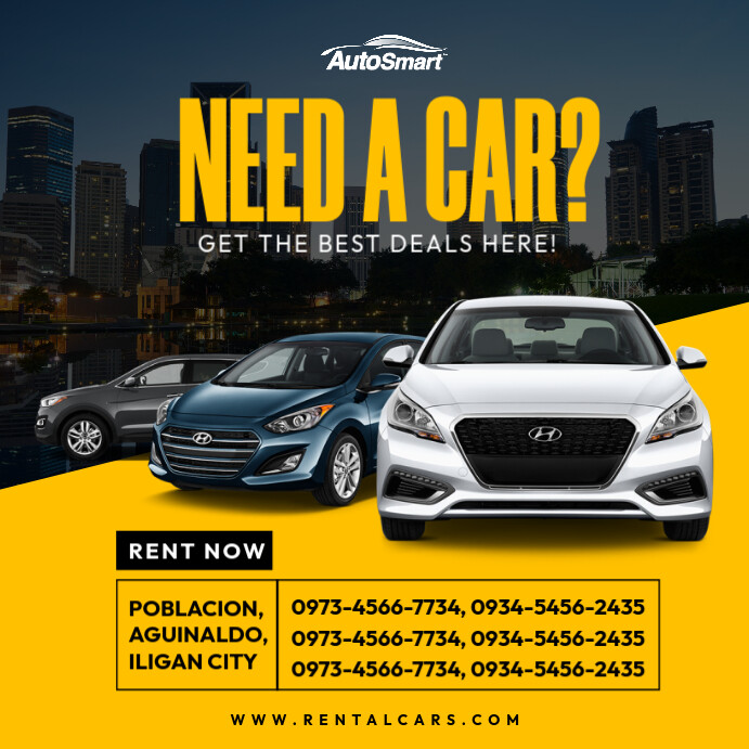Car Rental Template | PosterMyWall