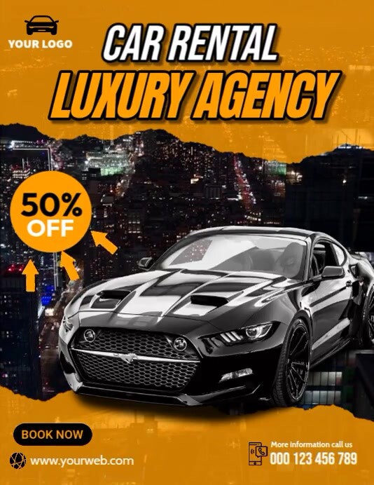 Car Rental Video Advertisement Template | PosterMyWall