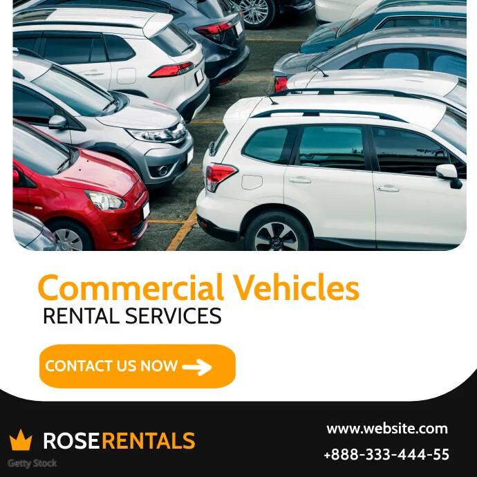 Car rentals Template | PosterMyWall