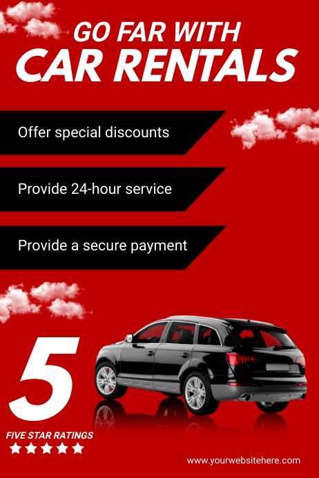 Car Rentals Template | PosterMyWall
