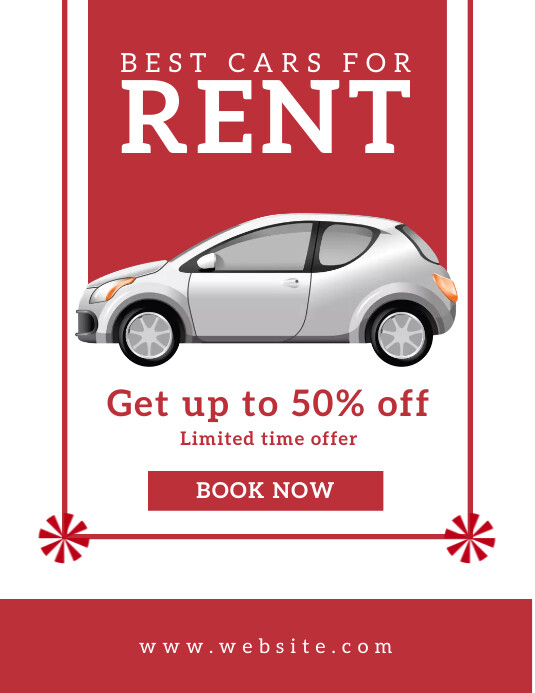 Car Renting Professional Flyer Template | PosterMyWall