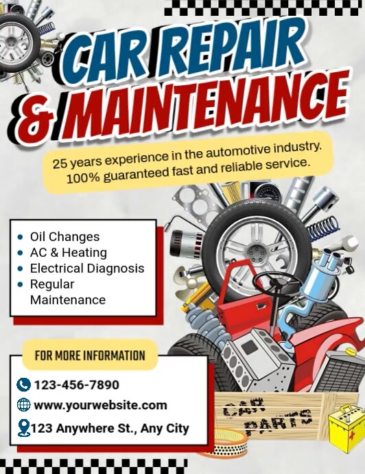 Copy of Car Repair & Maintenance | PosterMyWall