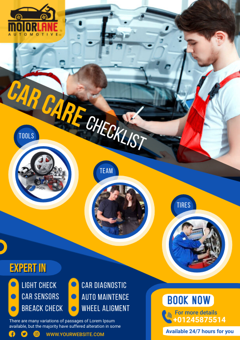 Copy of CAR REPAIR CENTER FLYER | PosterMyWall